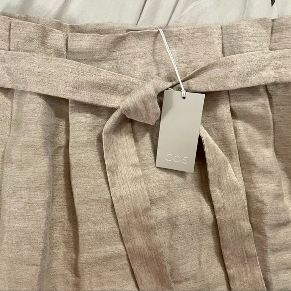 COS | Skirts | Nwt Cos Paper Bag Belted Pencil Skirt 6 | Poshmark
